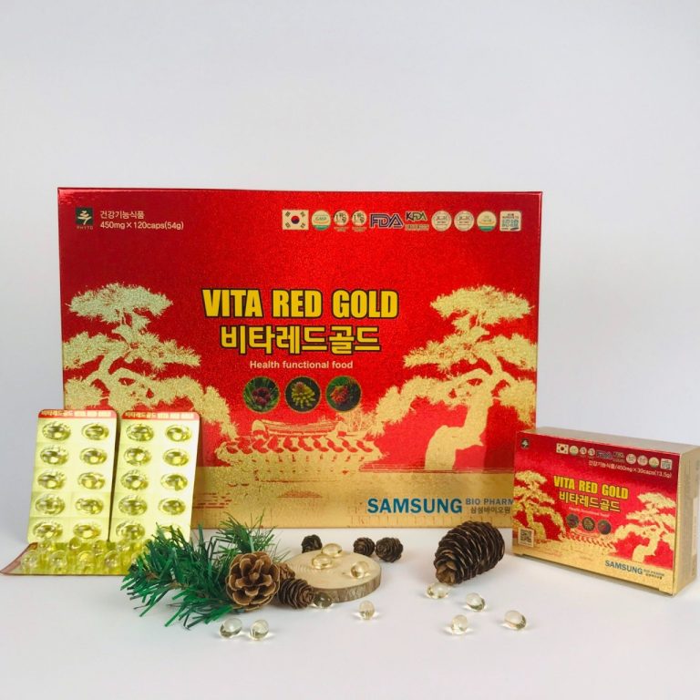 TINH DẦU THÔNG ĐỎ VITA RED PINE GOLD - Nhikorea